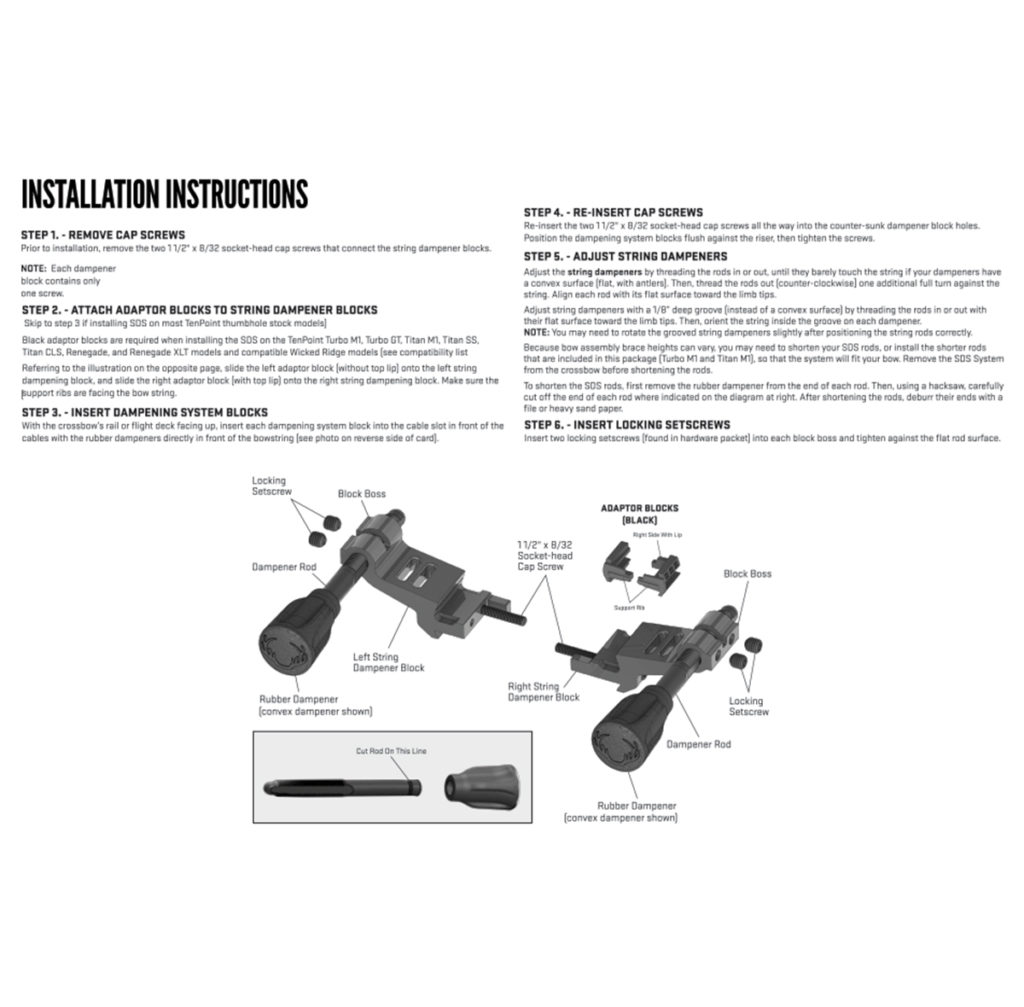 String Dampening System (SDS) - TenPoint