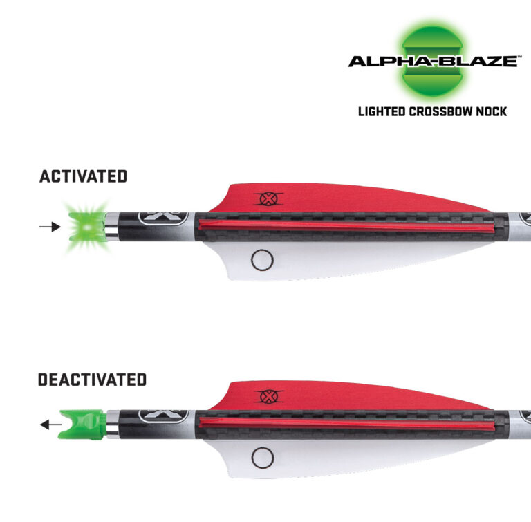 Alpha-Blaze Lighted Crossbow Nock (3-pack) - TenPoint