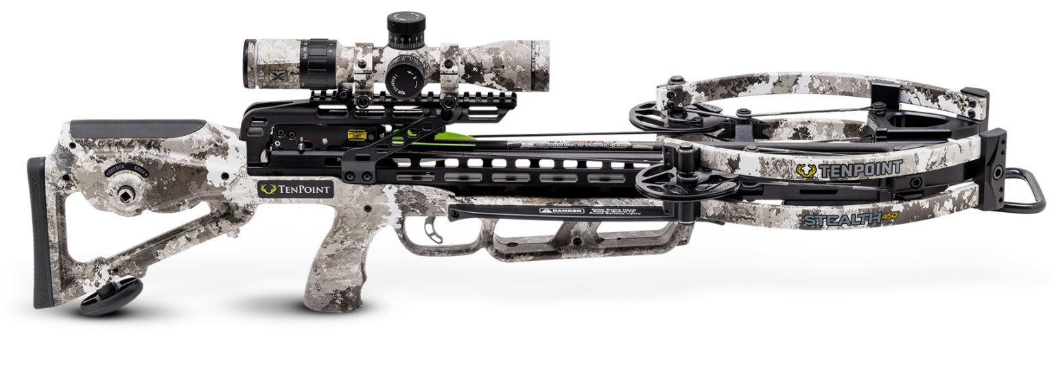 TenPoint Stealth 450 Crossbow | Fastest Forward Draw Crossbow and 100 ...
