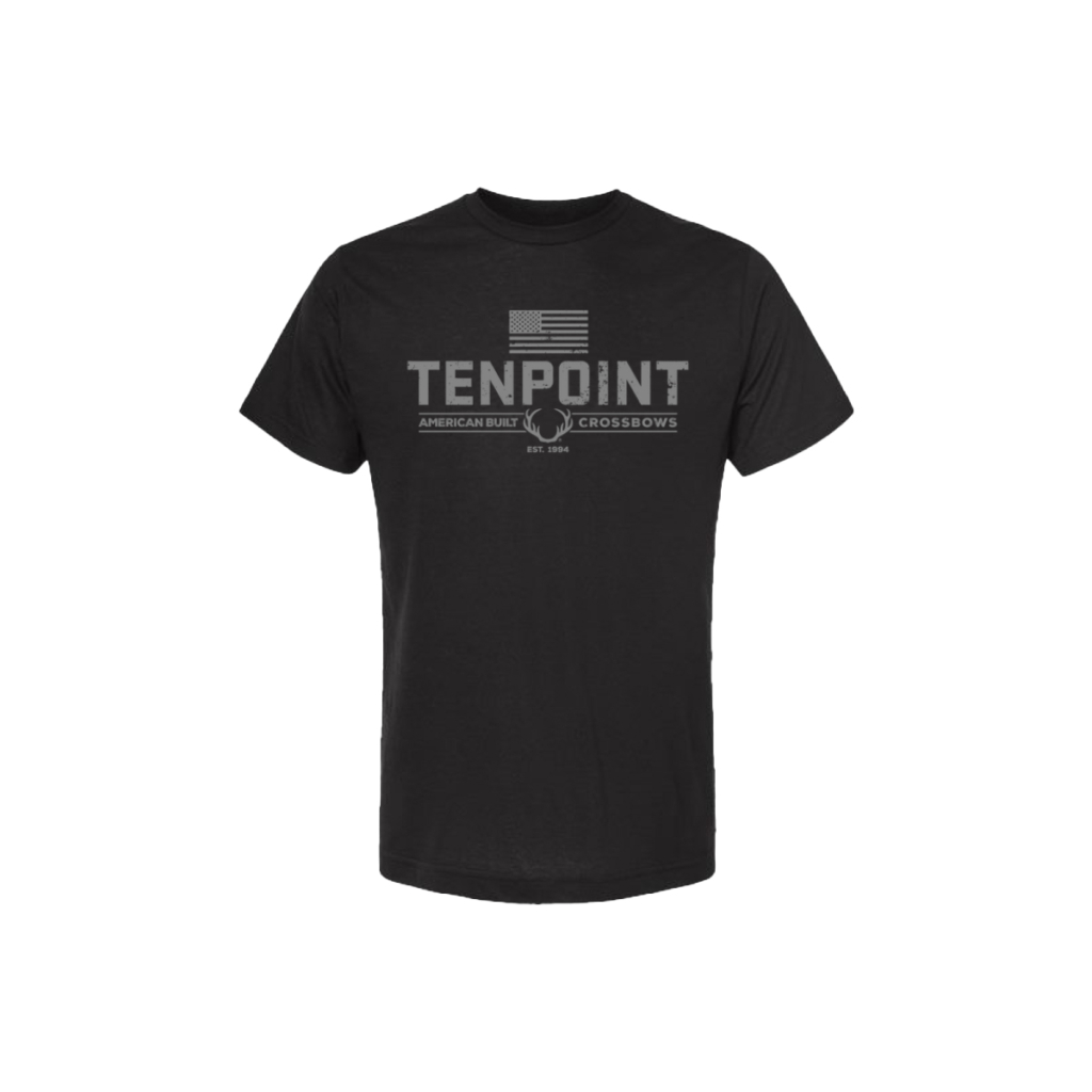 American Built Tee, Black - TenPoint